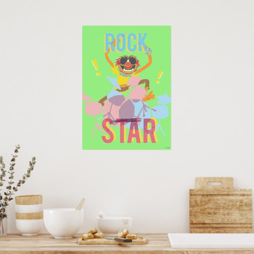 Animal - Rock Star Poster | Zazzle