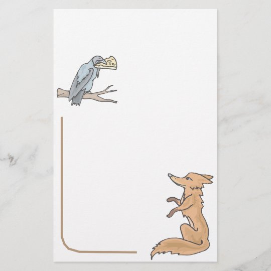 Animal Stationary Pet Lovers Fox Stationary Stationery | Zazzle.com