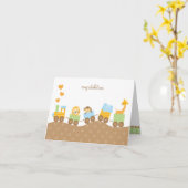 Animal Train Note Cards | Zazzle