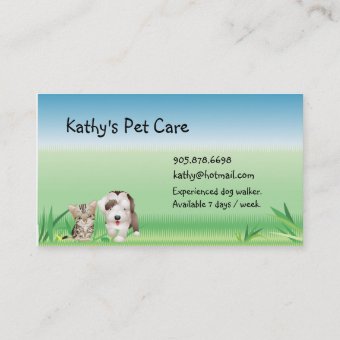 Animal Veterinarian Business Card | Zazzle