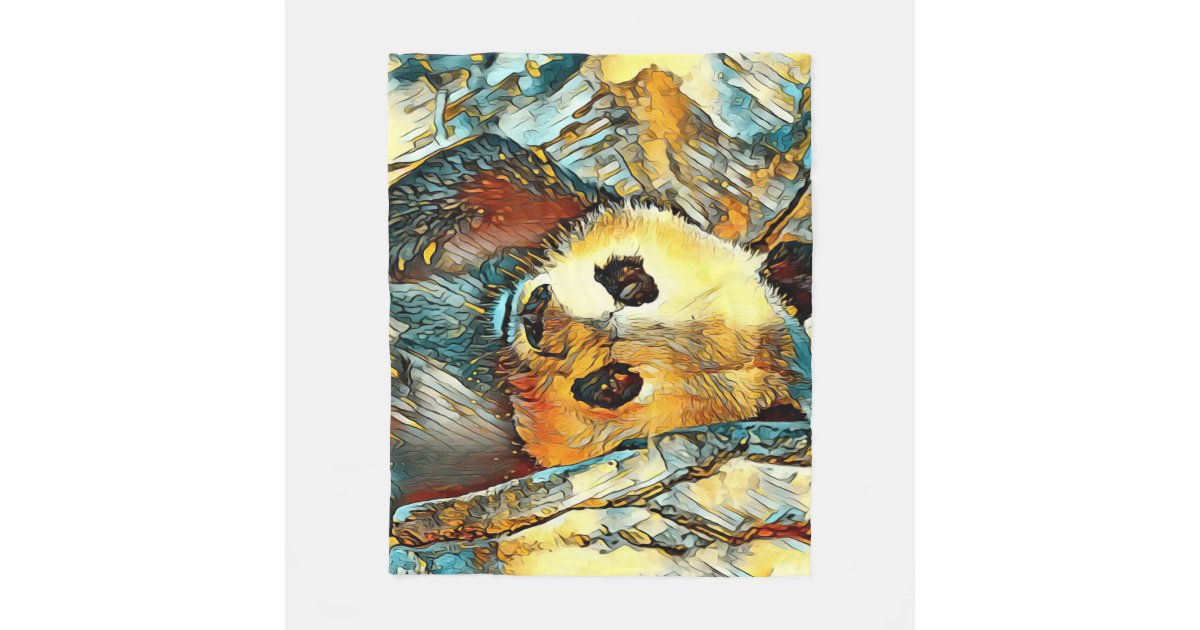 AnimalArt_Panda_002 Fleece Blanket | Zazzle