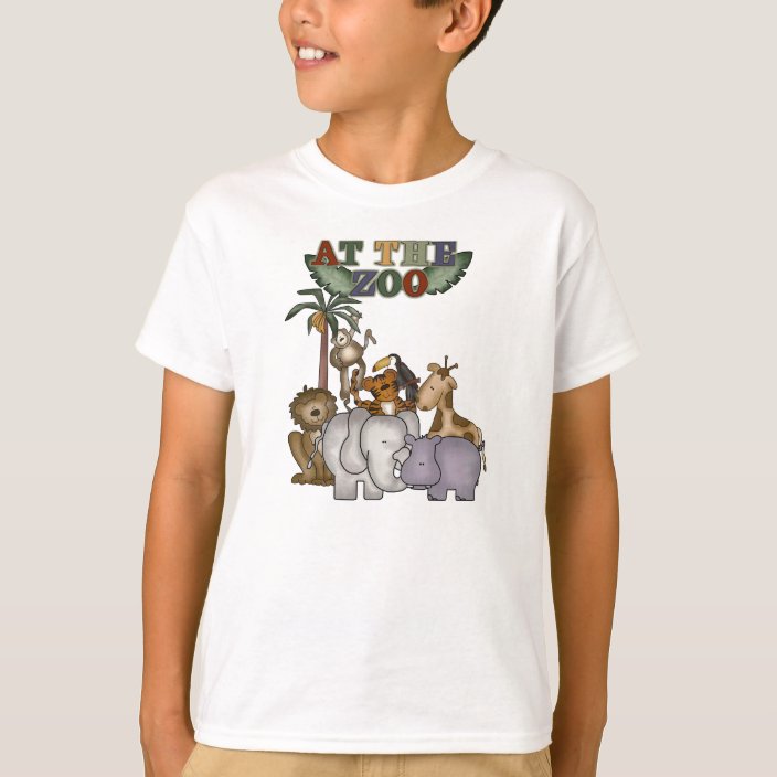 Animals At the Zoo T-Shirt | Zazzle.com