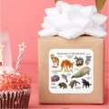 Animals of Australia Square Sticker | Zazzle