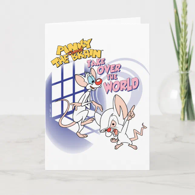 Animaniacs | Take Over The World Graphic Card | Zazzle