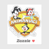 Animaniacs | Warner Brothers & Sister WB Shield Sticker | Zazzle