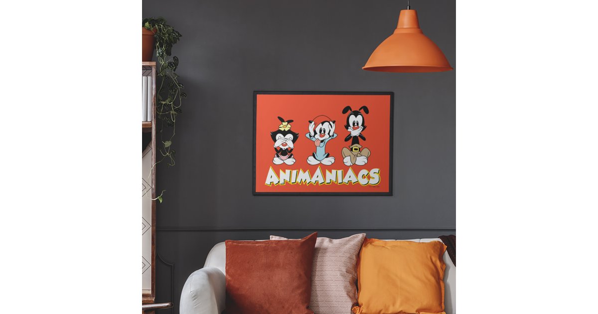 Animaniacs | Warner Siblings "No Evil" Graphic Poster | Zazzle