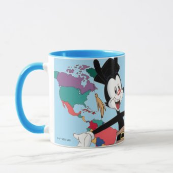 Animaniacs | Yakko's World Map Graphic Mug | Zazzle