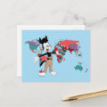 Animaniacs | Yakko's World Map Graphic Postcard | Zazzle
