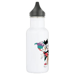 Animaniacs | Yakko's World Map Graphic Stainless Steel Water Bottle ...