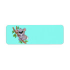 Cute Koala Bear Twins Baby Boy Shower Label | Zazzle.com
