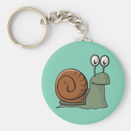 Animated Snail Keychain | Zazzle.com