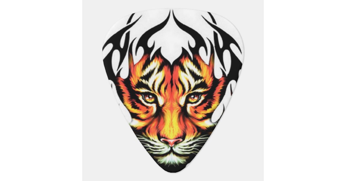 Animated Tiger Guitar Pick | Zazzle
