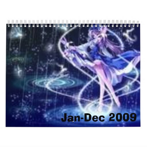 anime calender calendar | Zazzle