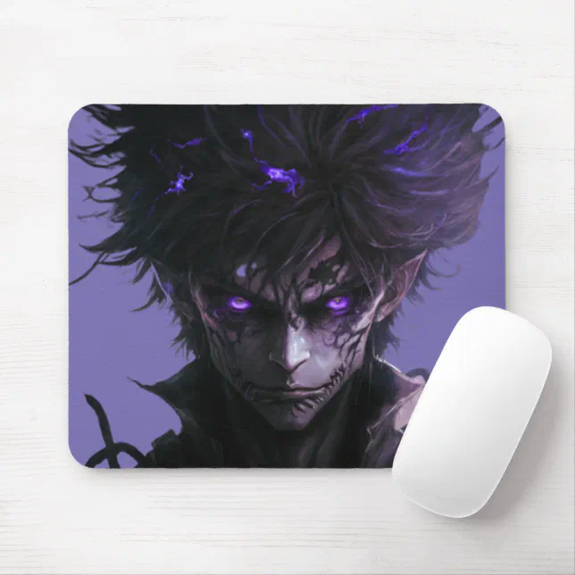 Anime Demon Mouse Pad | Zazzle