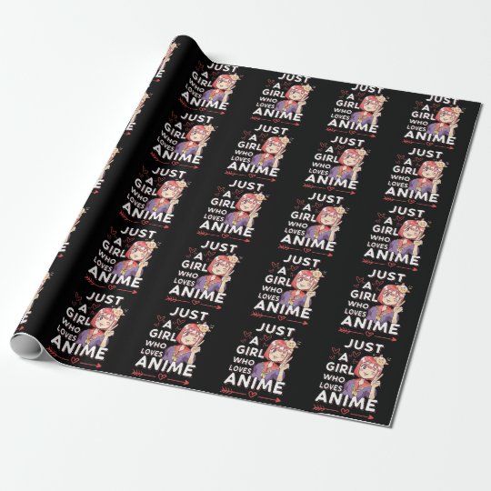 Anime Fan Girl Otaku Japanese Manga Lover Wrapping Paper | Zazzle.com