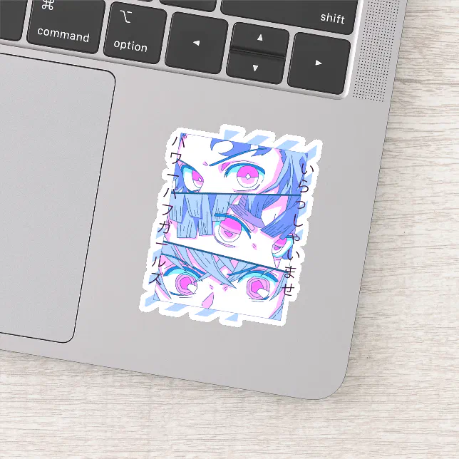 Anime Girl Eyes - Japan Culture Art - Japanese Sticker | Zazzle