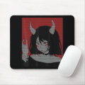 Anime Girl Kawaii Waifu Esthetic Japanese Otaku Mouse Pad | Zazzle