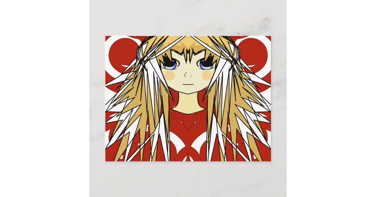 Anime Girls Postcard | Zazzle