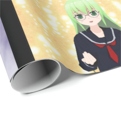 Anime Girls Wrapping Paper | Zazzle