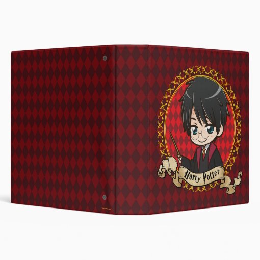Anime Harry Potter 3 Ring Binder | Zazzle