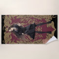 Anime Hermione Granger Ornate Frame Beach Towel | Zazzle
