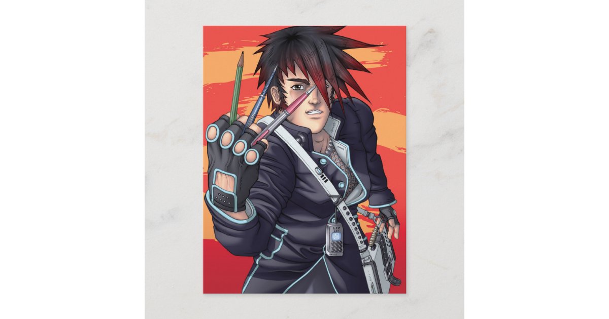 Anime Manga Artist Postcard | Zazzle
