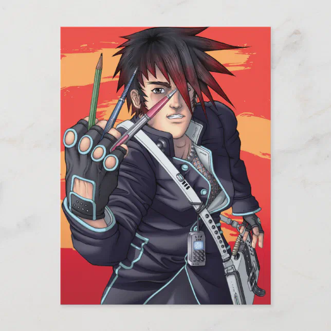 Anime Manga Artist Postcard | Zazzle