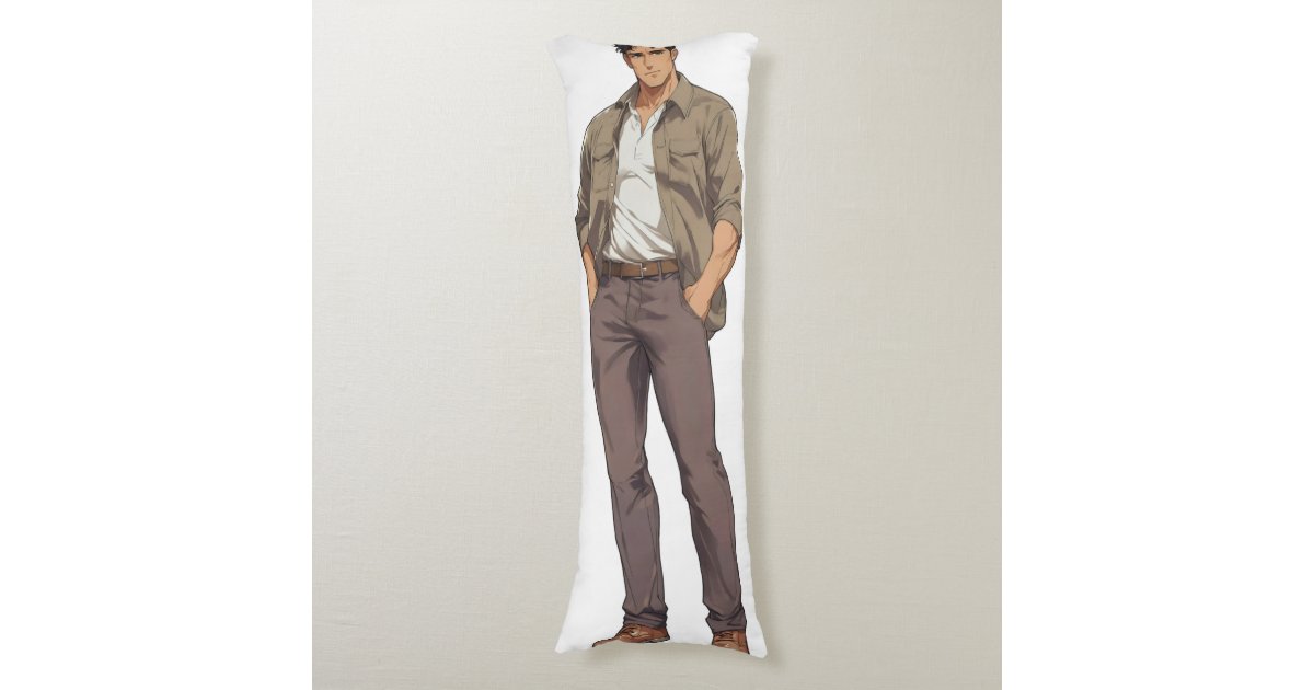 Anime Men Zaddy Body Pillow | Zazzle