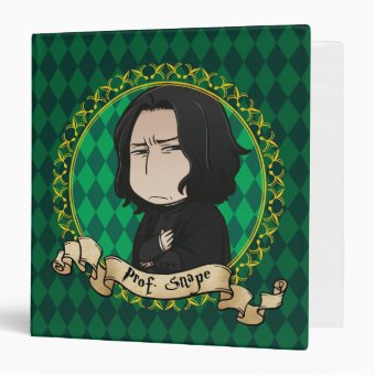 Anime Professor Snape 3 Ring Binder | Zazzle