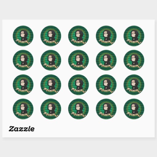 Anime Professor Snape Classic Round Sticker | Zazzle