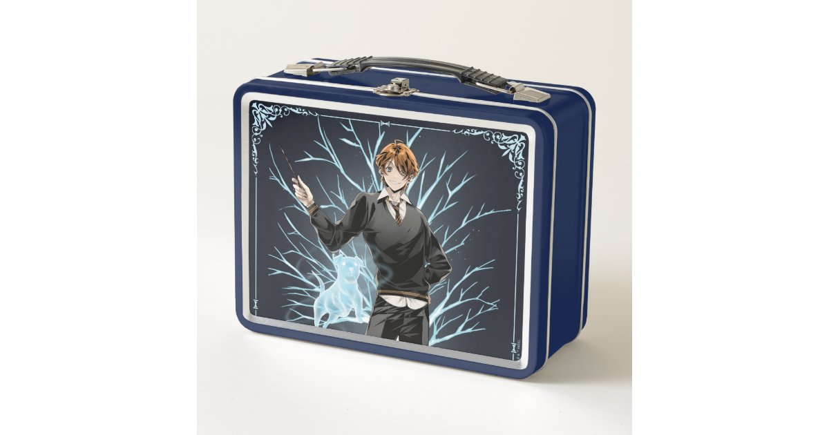 Anime Ron Weasley's Jack Russell Terrier Patronus Metal Lunch Box | Zazzle