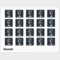 Anime Ron Weasley's Jack Russell Terrier Patronus Square Sticker | Zazzle