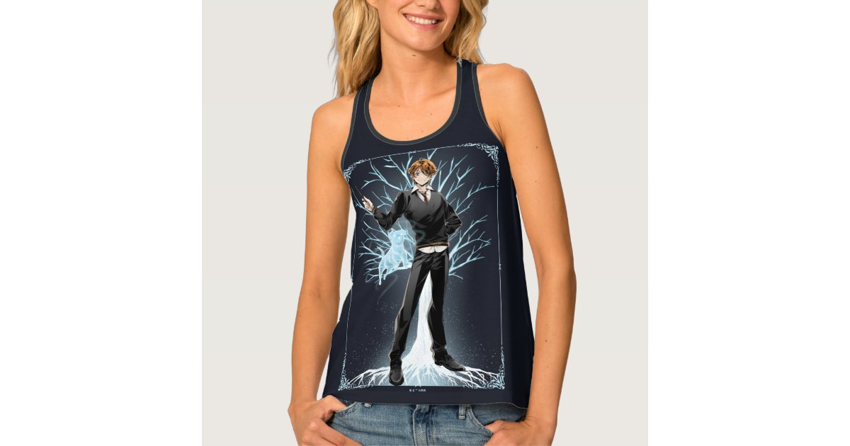 Anime Ron Weasley's Jack Russell Terrier Patronus Tank Top | Zazzle