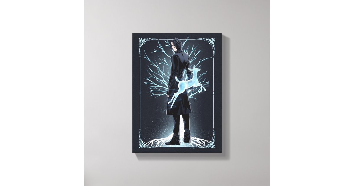 Anime Severus Snape's Doe Patronus Canvas Print | Zazzle