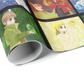 Anime Style Elements Wrapping Paper | Zazzle