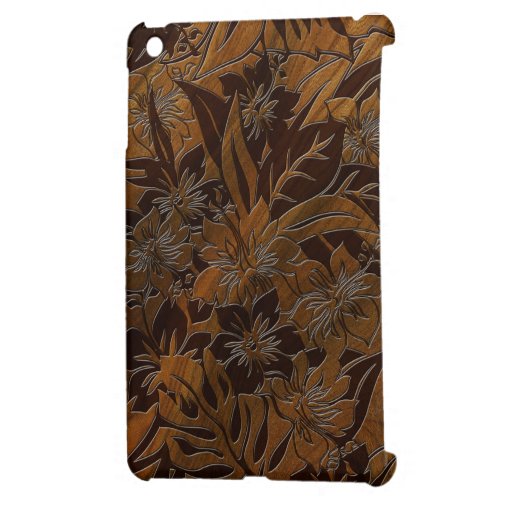 Anini Beach Faux Wood Hawaiian iPad Mini Cases | Zazzle