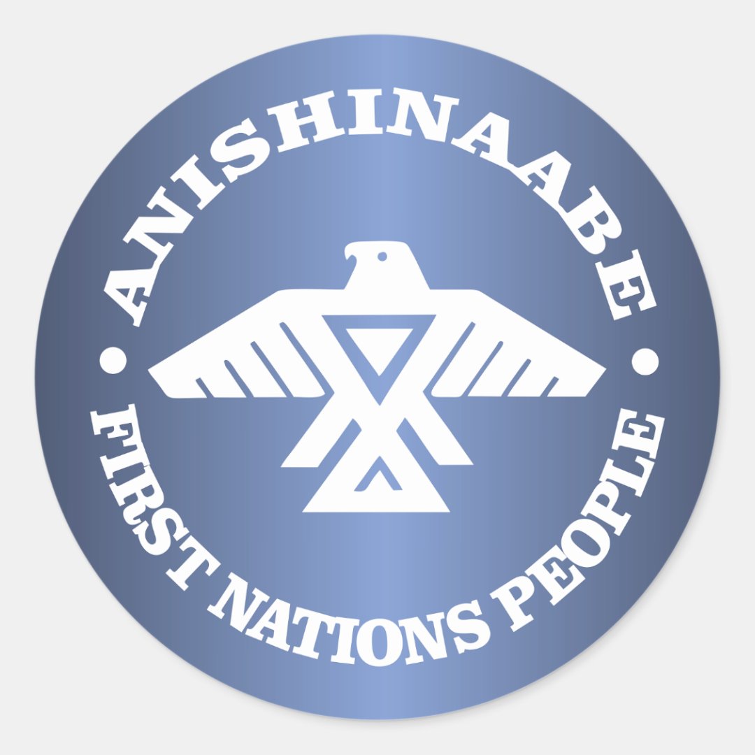 Anishinaabe (Ojibwe, Chippewa) Classic Round Sticker | Zazzle