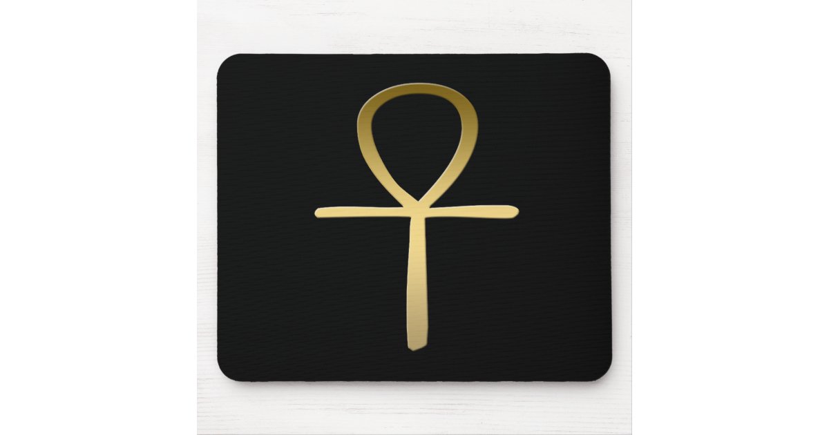 Ankh cross Egyptian symbol Mouse Pad | Zazzle