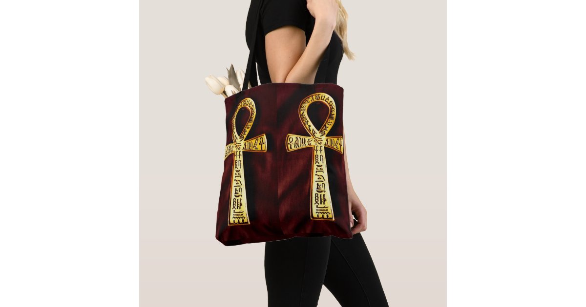 Ankh Egyptian Hieroglyphs Tote Bag | Zazzle