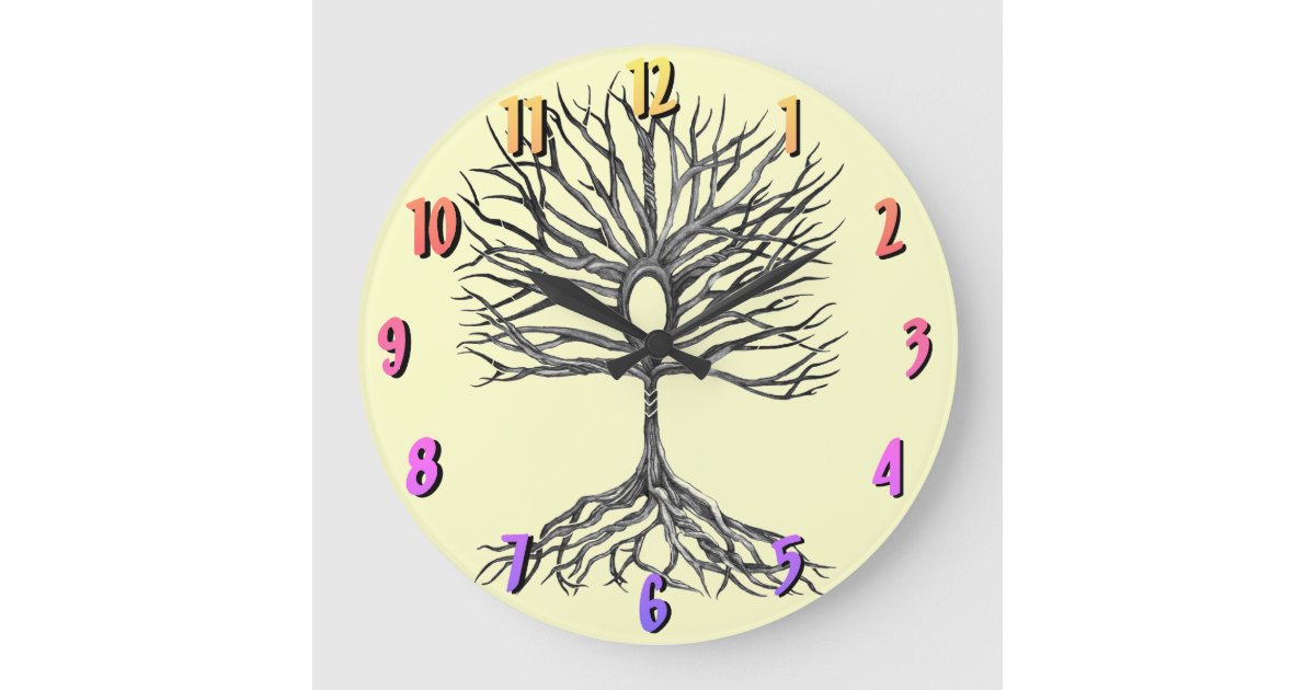 Ankh Tree of Life Wall Clock | Zazzle