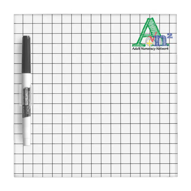 ANN Dry Erase Grid Board | Zazzle