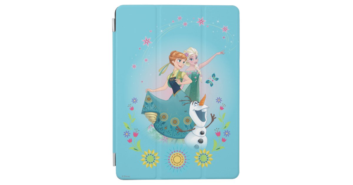 Anna and Elsa | Celebrate Sisterhood iPad Air Cover | Zazzle