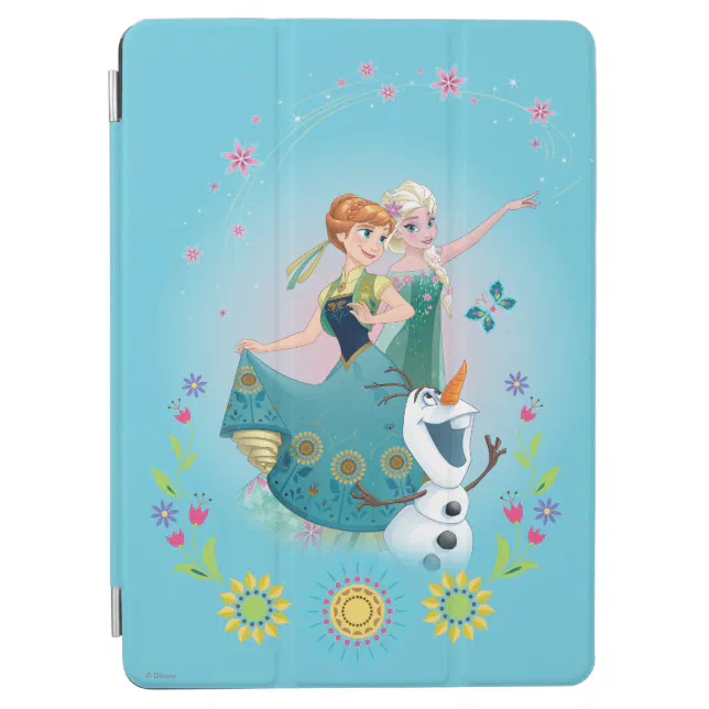 Anna and Elsa | Celebrate Sisterhood iPad Air Cover | Zazzle