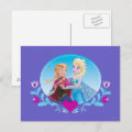 Anna and Elsa | Embracing Postcard | Zazzle