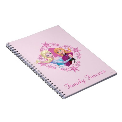 Anna and Elsa | Family Forever Notebook | Zazzle