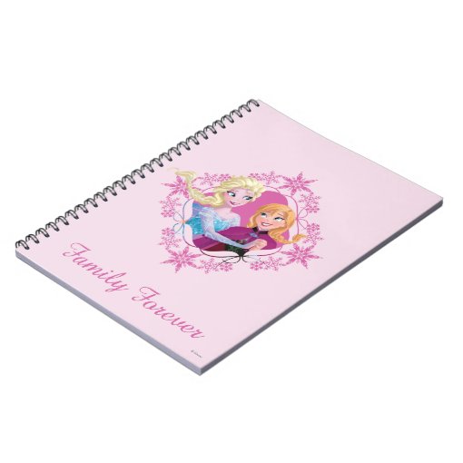 Anna and Elsa | Family Forever Notebook | Zazzle