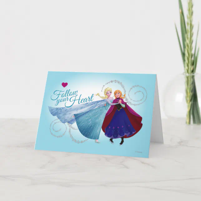 Anna and Elsa | Family Love Card | Zazzle