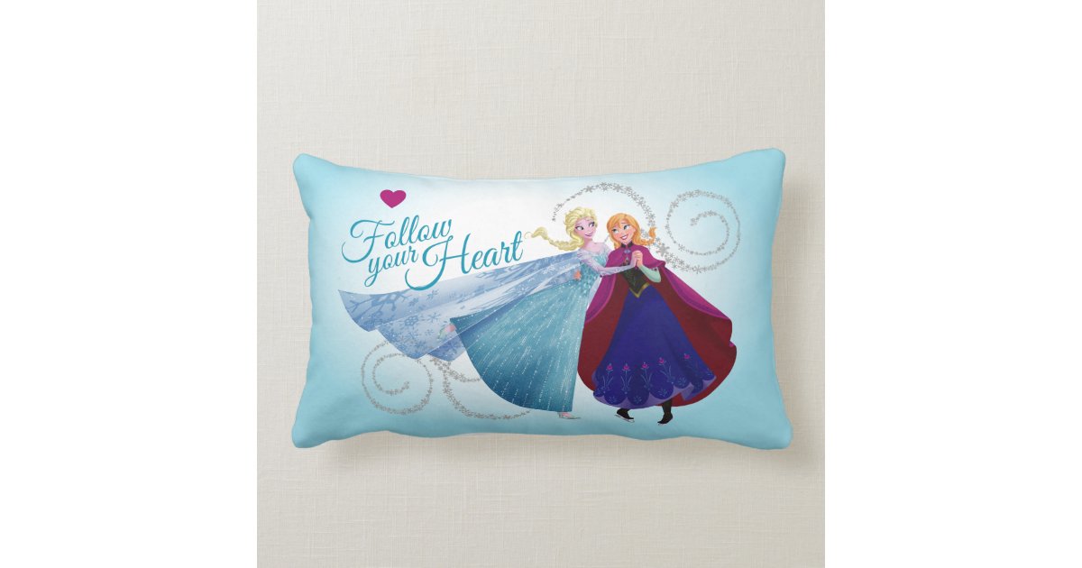 Anna and Elsa | Family Love Lumbar Pillow | Zazzle.com