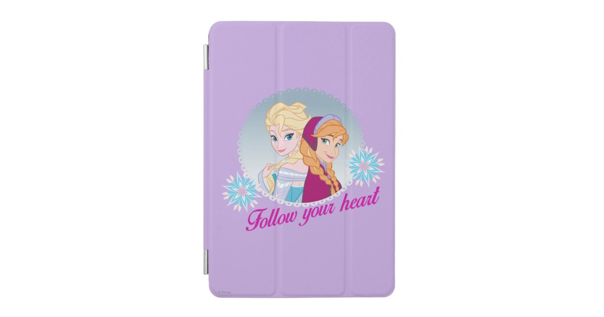 Anna and Elsa | Follow Your Heart iPad Mini Cover | Zazzle