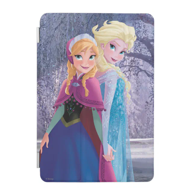 Anna and Elsa | Holding Hands iPad Mini Cover | Zazzle